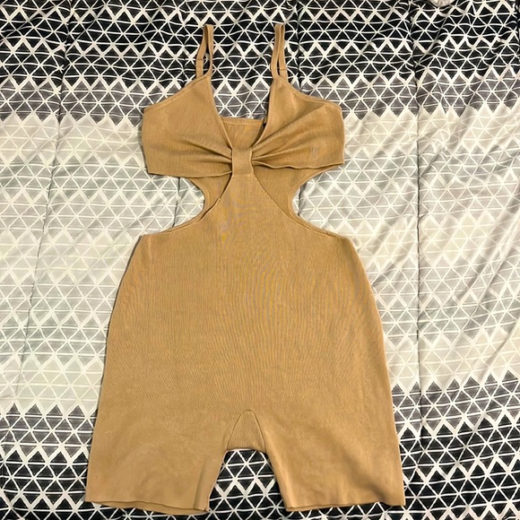 Almost Famous | Pants & Jumpsuits | Knitted Side Cutout Bodysuit | Poshmark